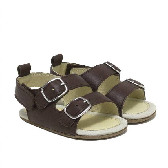Robeez | Shoes | New Robeez Kids Nakai Solid Sandal In Brown | Poshmark
